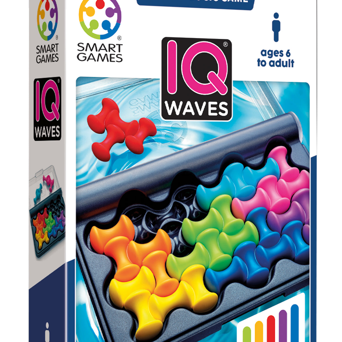 IQ Waves Problem Solving Travel Game with 120 Challenges for Ages 6+ – smart toys and games