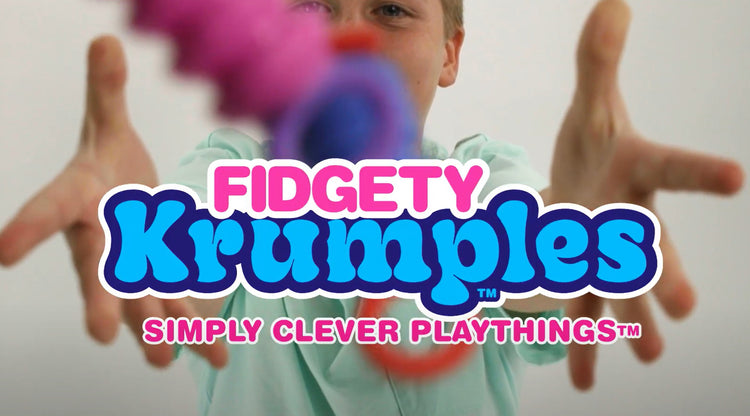 Krumples Fidget Pullys - 6 PACK - Finger Size Fidget Fun for Ages 1+ M ...