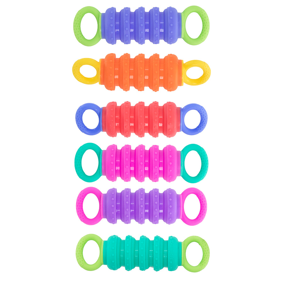 Krumples Fidget Pullys - 6 PACK - Finger Size Fidget Fun for Ages 1+ M ...