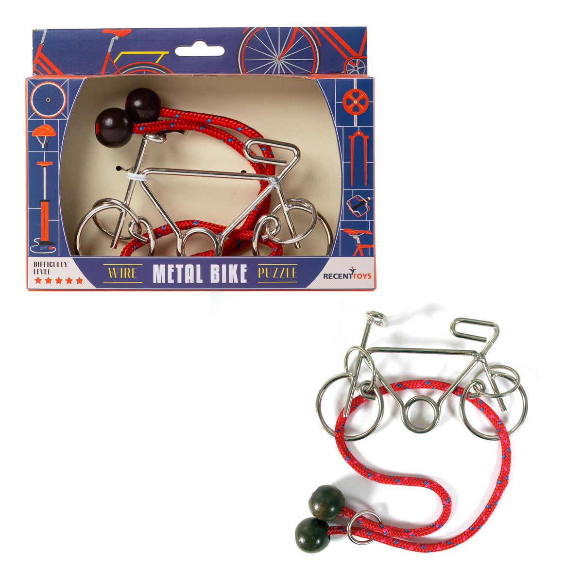 Constantin Metal Bike Puzzle Brainteaser from Recent Toys - Advanced P ...