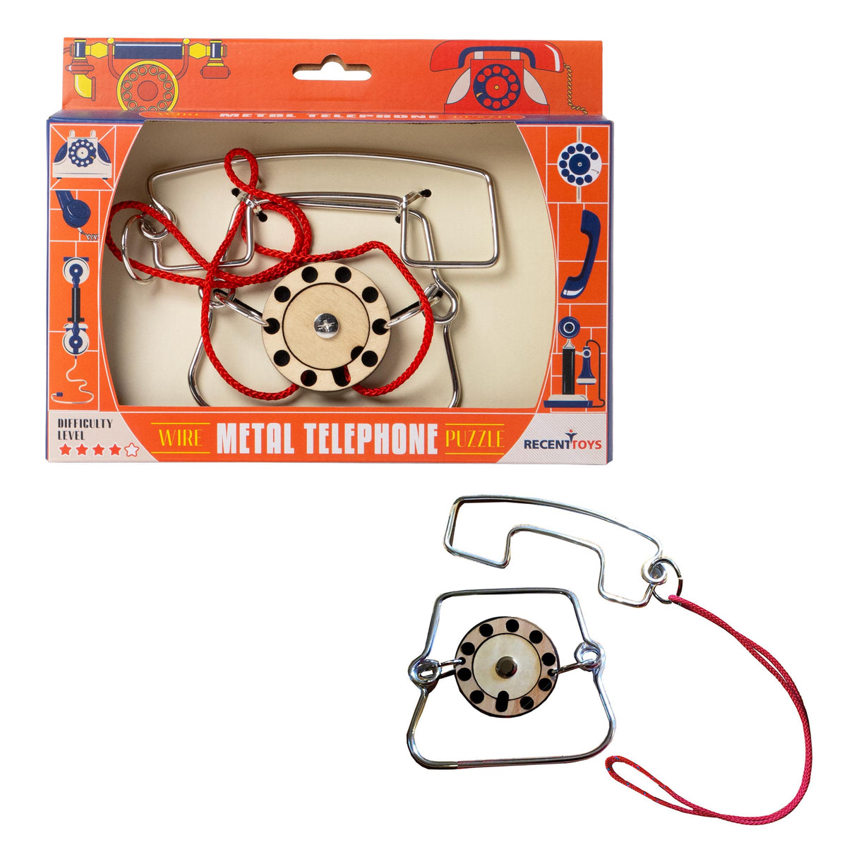 Constantin Metal Telephone Puzzle Brainteaser from Recent Toys - Untan ...