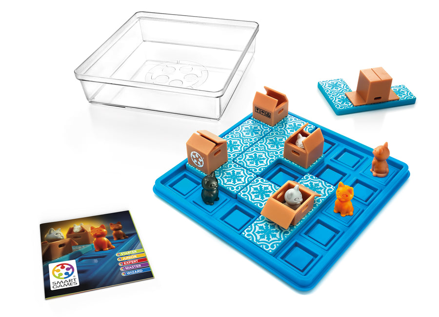 Cats and Boxes Travel Game with 60 Challenges for Ages 7+ – Smart Toys ...