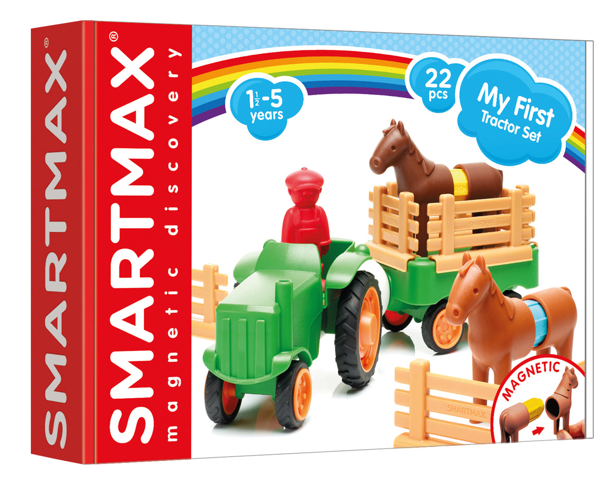 SmartMax My First Farm Tractor STEM Magnetic Discovery Play Set for Ag ...